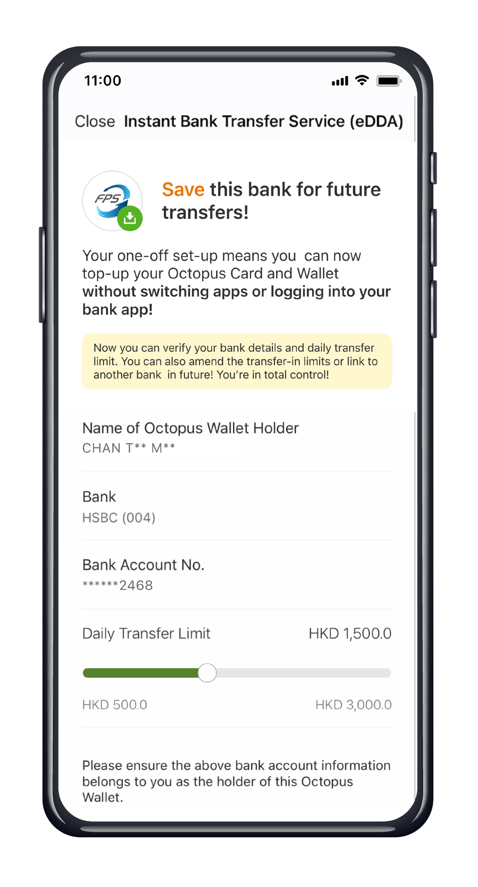 Top up your Octopus Card through your preferred bank app. Save your ...